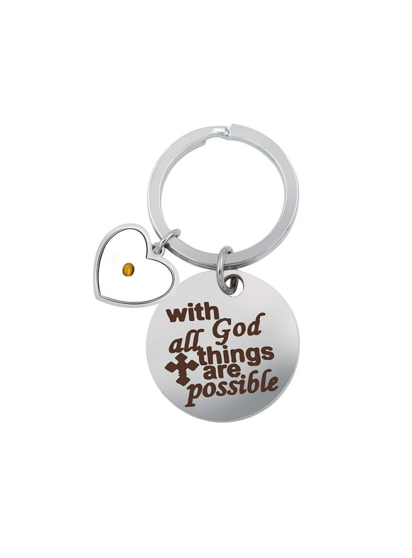 Mustard Seed Keychain
