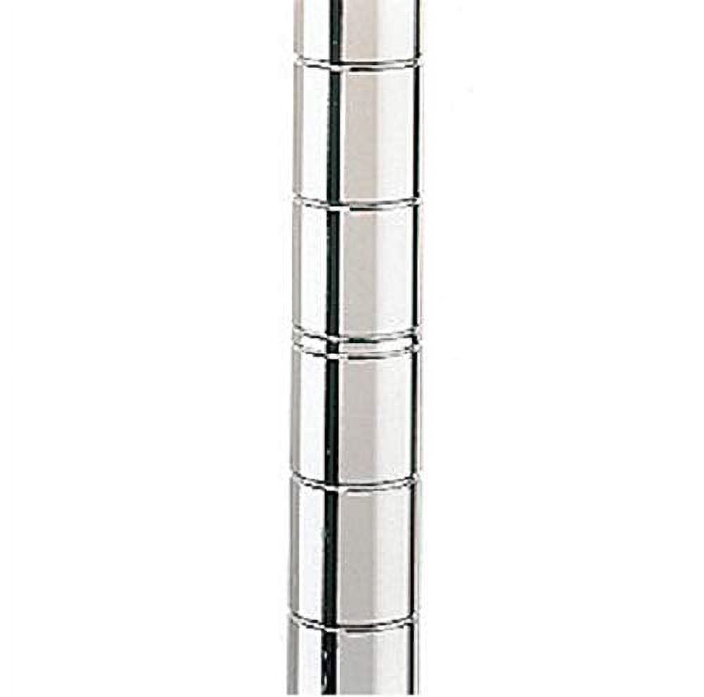 Stainless Steel Chrome Wire Shelving Posts – Set of 4 Poles (74 ...