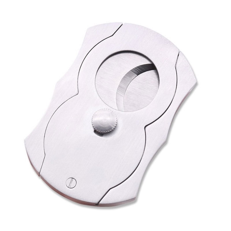 Stainless Steel Cigar Cutter Knife Scissors Cigar Knife Cutter Double ...