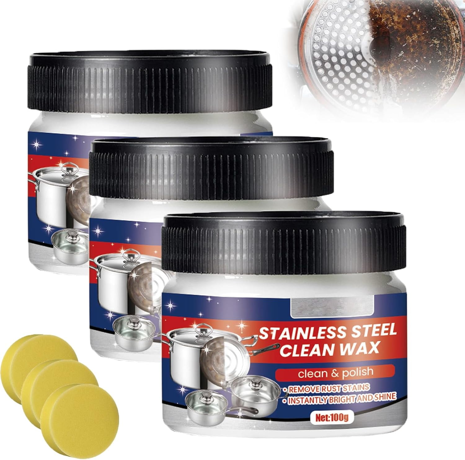 Stainless Steel Clean Wax,Circularcite - Magical Nano-Technology ...