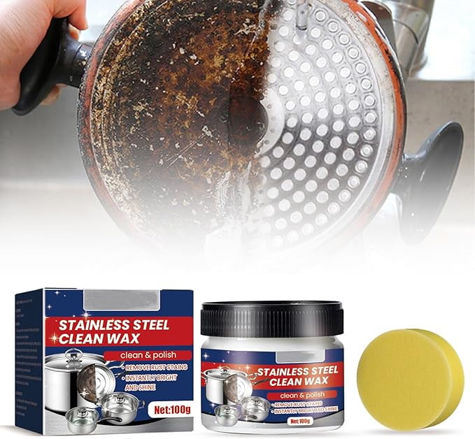 Stainless Steel Clean Wax, Magical Nano-Technology Stainless Steel ...