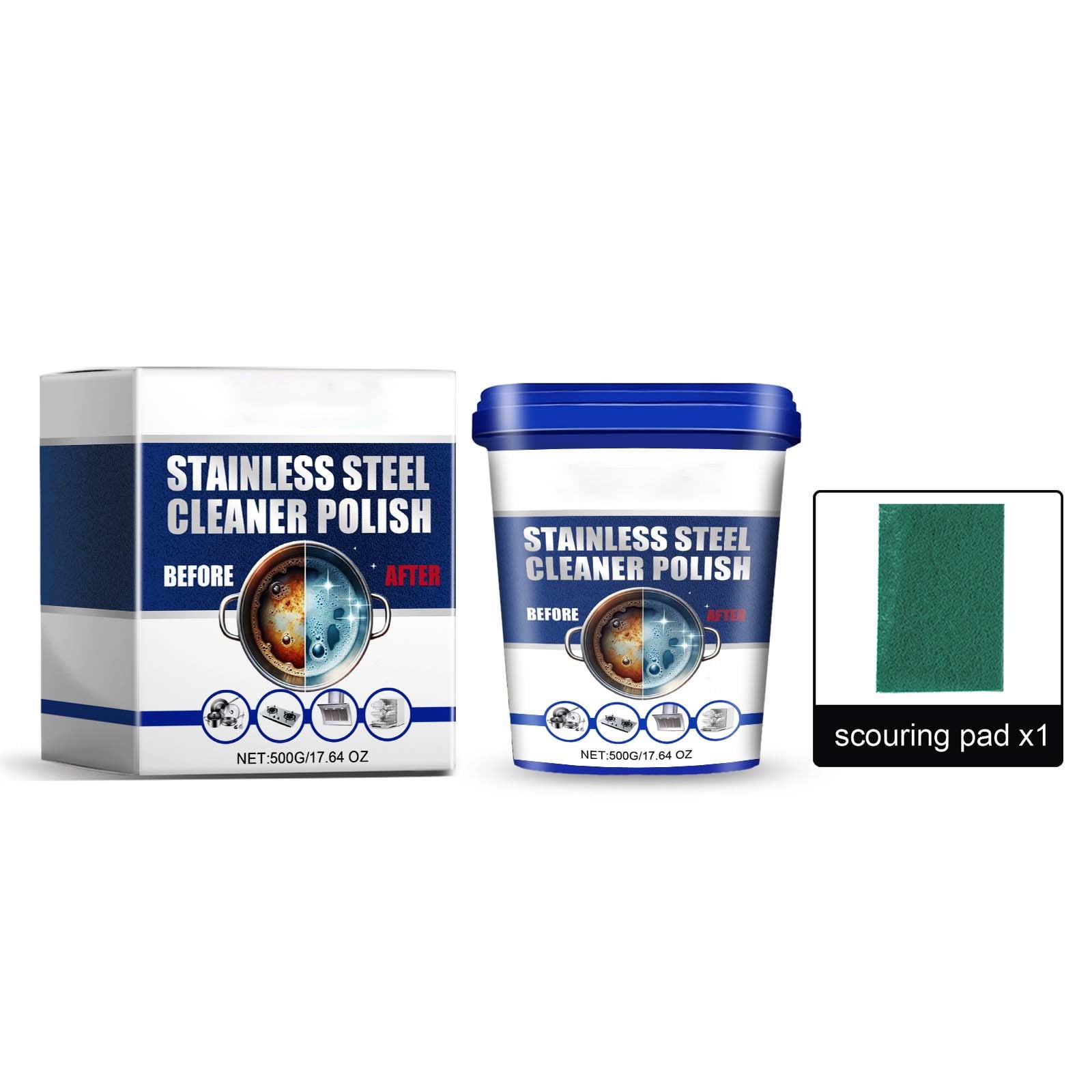 Stainless Steel Clean Wax, Magical Nano-Technology Stainless Steels ...