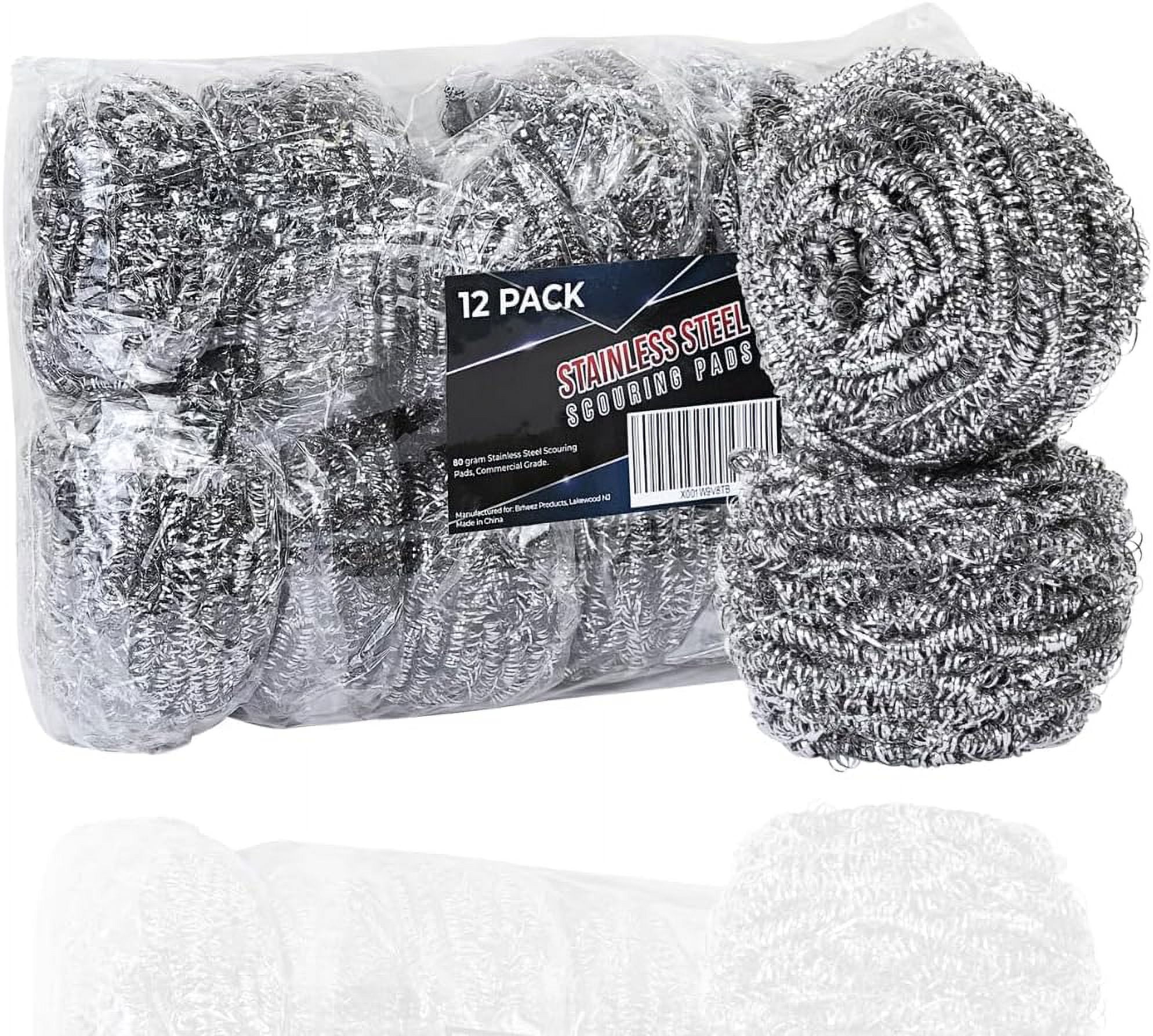 Stainless Steel Cleaner Scouring Pads - Industrial & Commercial ...