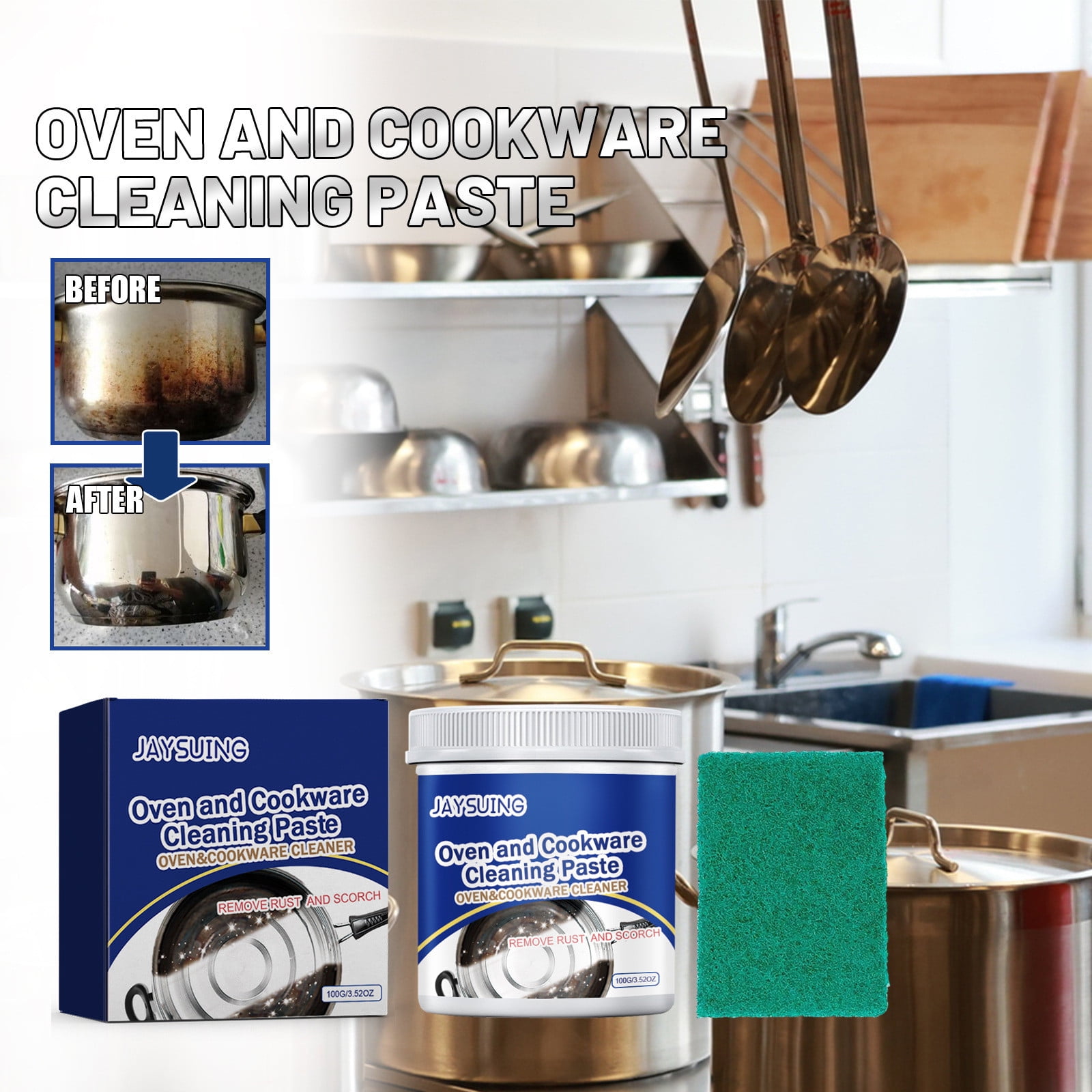 Stainless Steel Cleaning Cream Multi-purpose Cleaning Refurbishment ...