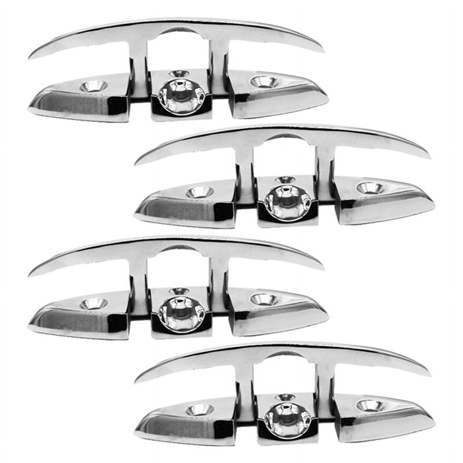 Stainless Steel Cleat Foldable Boat Cleats Folding Deck Mooring Cleat ...