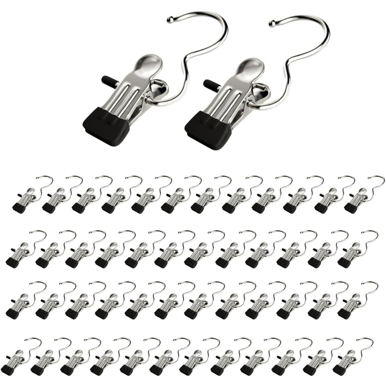 Stainless Steel Clothes Hanger Hooks, Multifunctional Clothes Pins ...