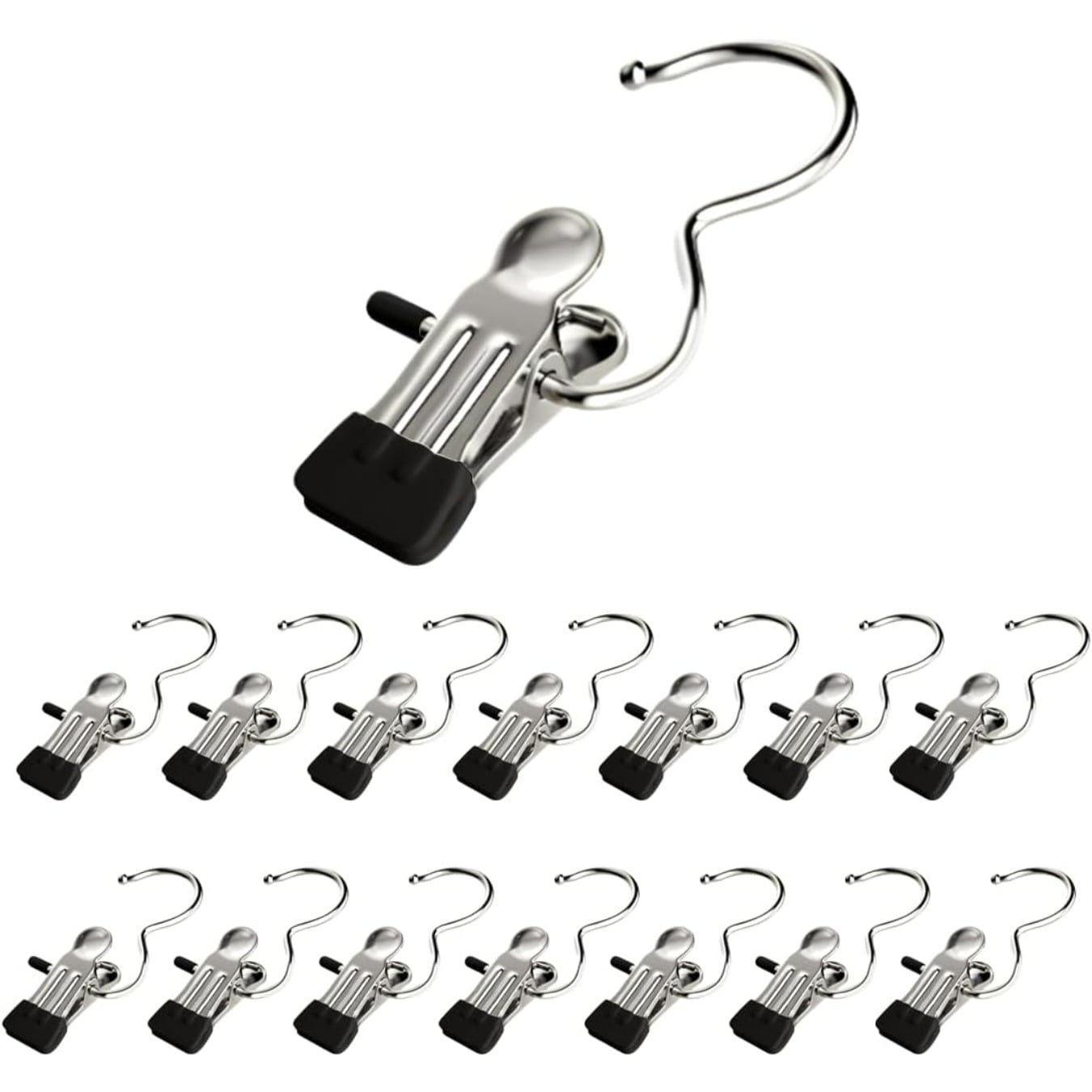 Stainless Steel Clothes Hanger Hooks, Multifunctional Clothes Pins ...