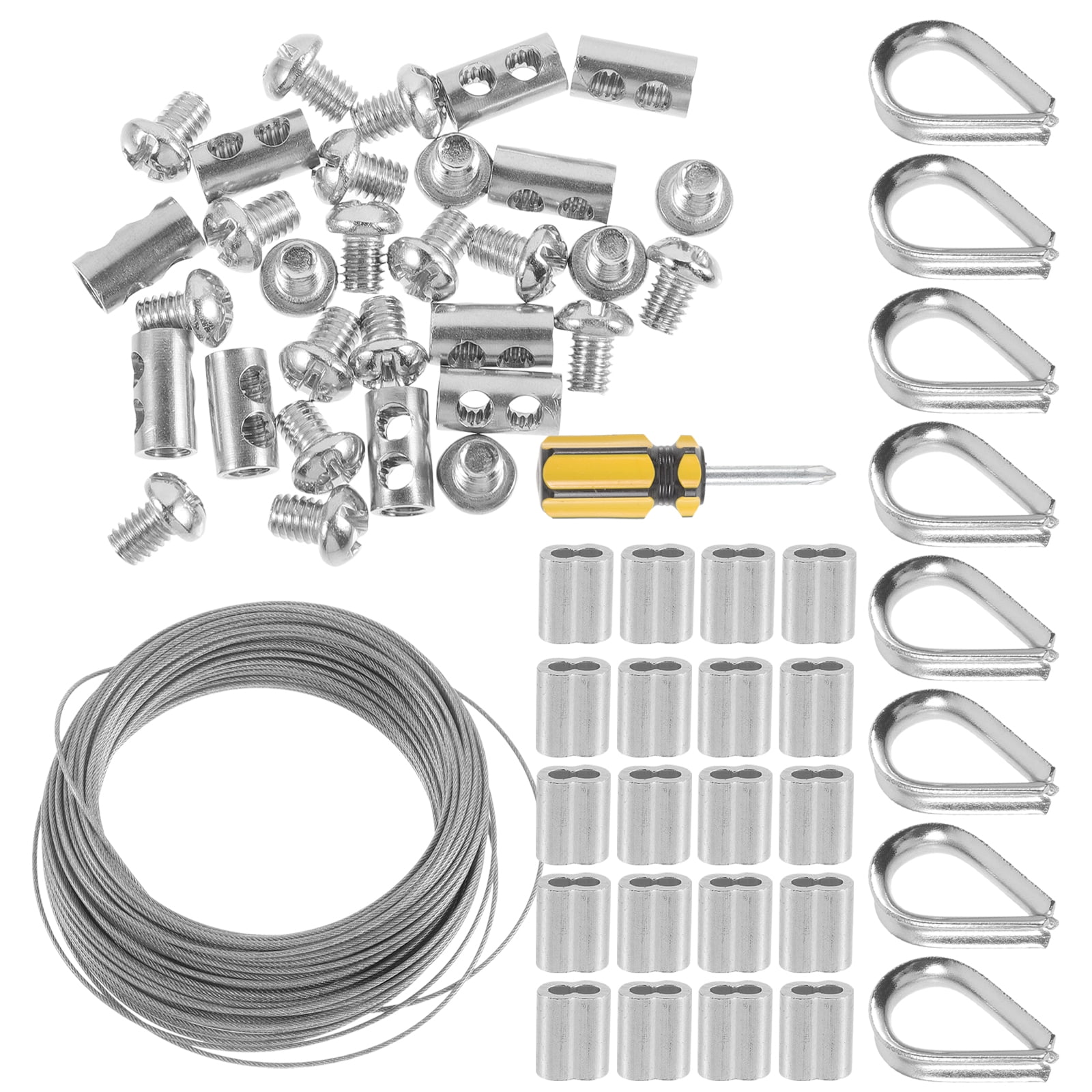 Stainless Steel Wire Rope for Motorcycle and Bike Use 30m Silver Color ...