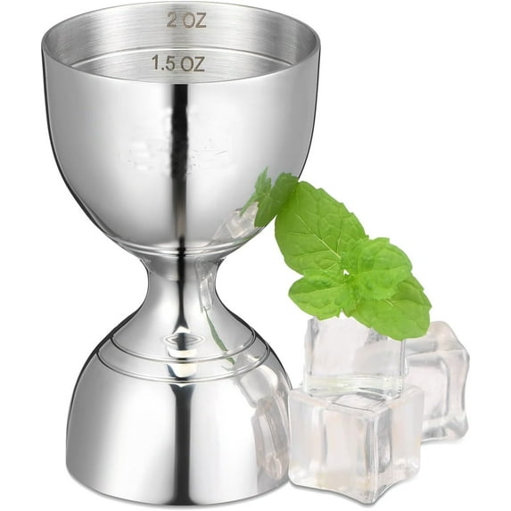 Stainless Steel Cocktail Measuring Double Jigger with Easy to Read ...