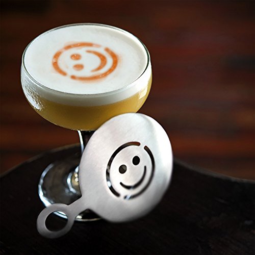Stainless Steel Cocktail Stencils 4 Pack - Walmart.com
