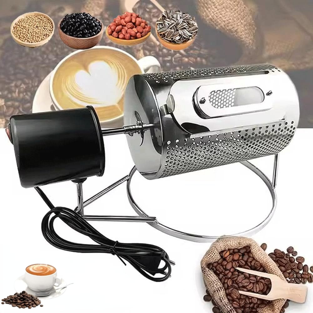Stainless Steel Coffee Bean Roasting Machine,Roller Baker Roasting Machine,Coffee Roaster Roller ...