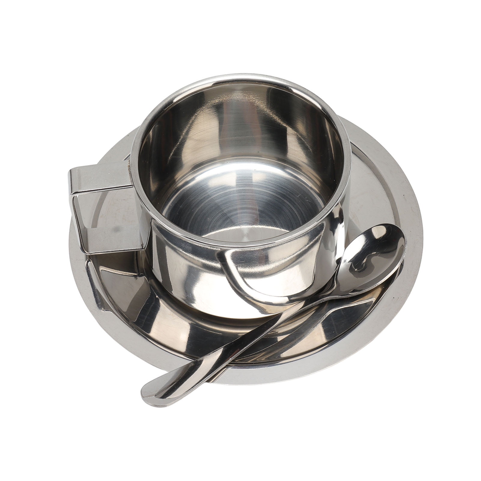 Stainless Steel Coffee Cup Set, Insulated Double Wall Design For Latte ...