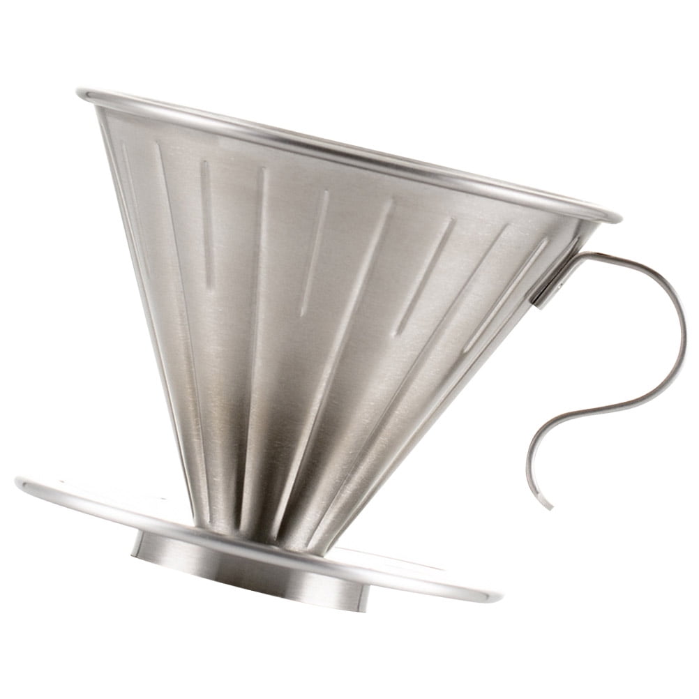 Stainless Steel Coffee Dripper Cone Coffee Drip Filter Cup Permanent ...