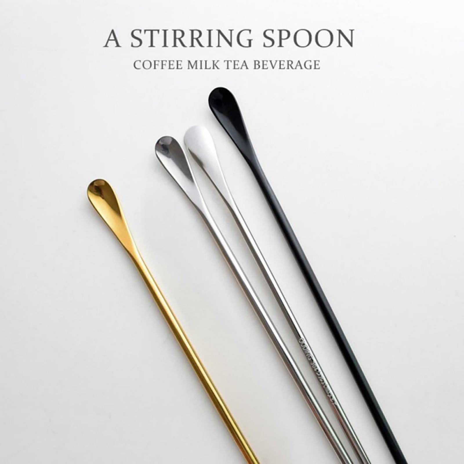 Stainless Steel Coffee Stir Sticks Cocktail Stirring Spoons with Short ...