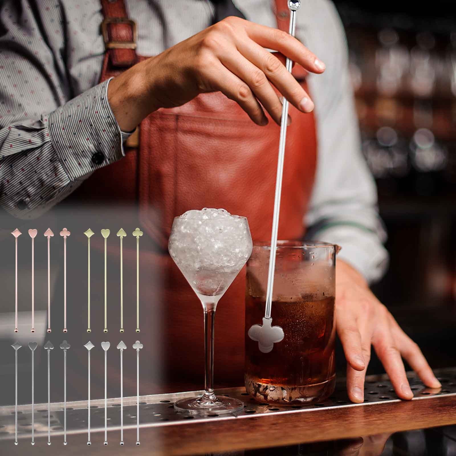 Stainless Steel Coffee Stirrer Beverage Swirling Stick, Metal Stirring ...