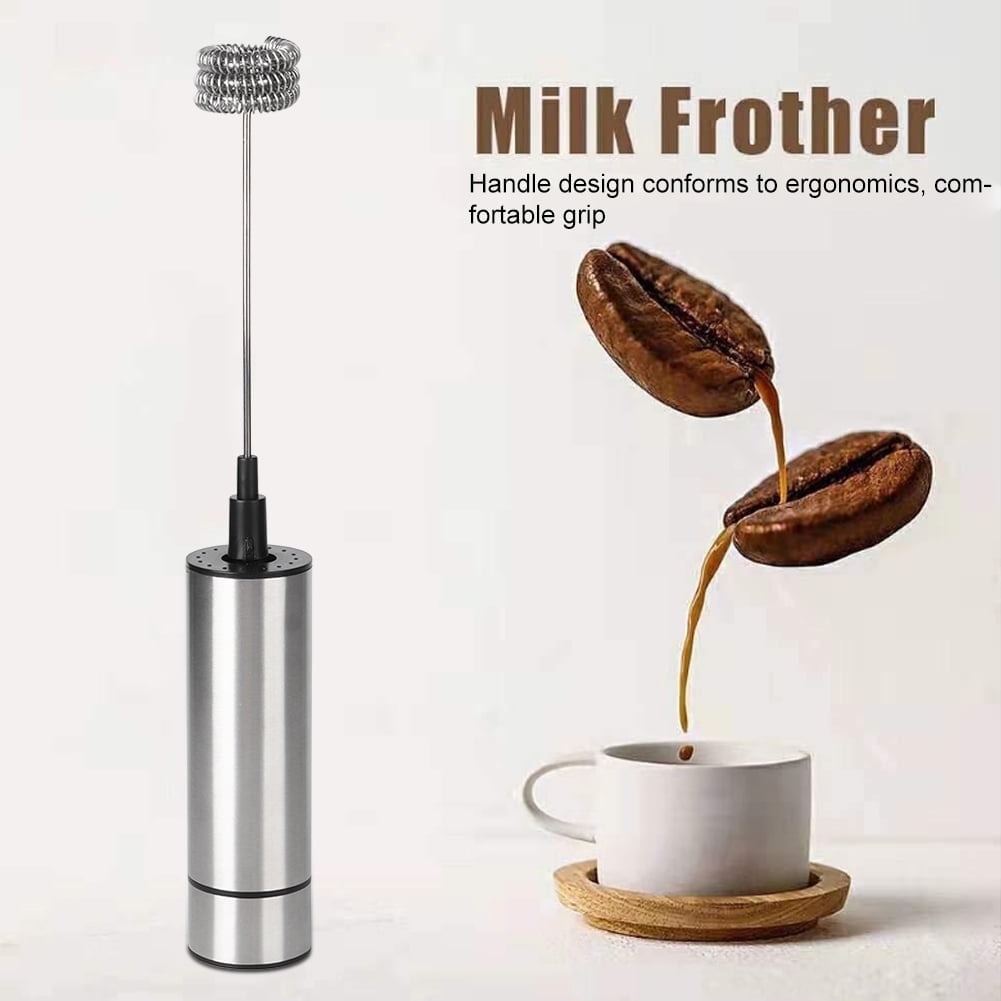 Stainless Steel Coffee Stirrer Mixer Blender Electric Egg Beater Milk ...