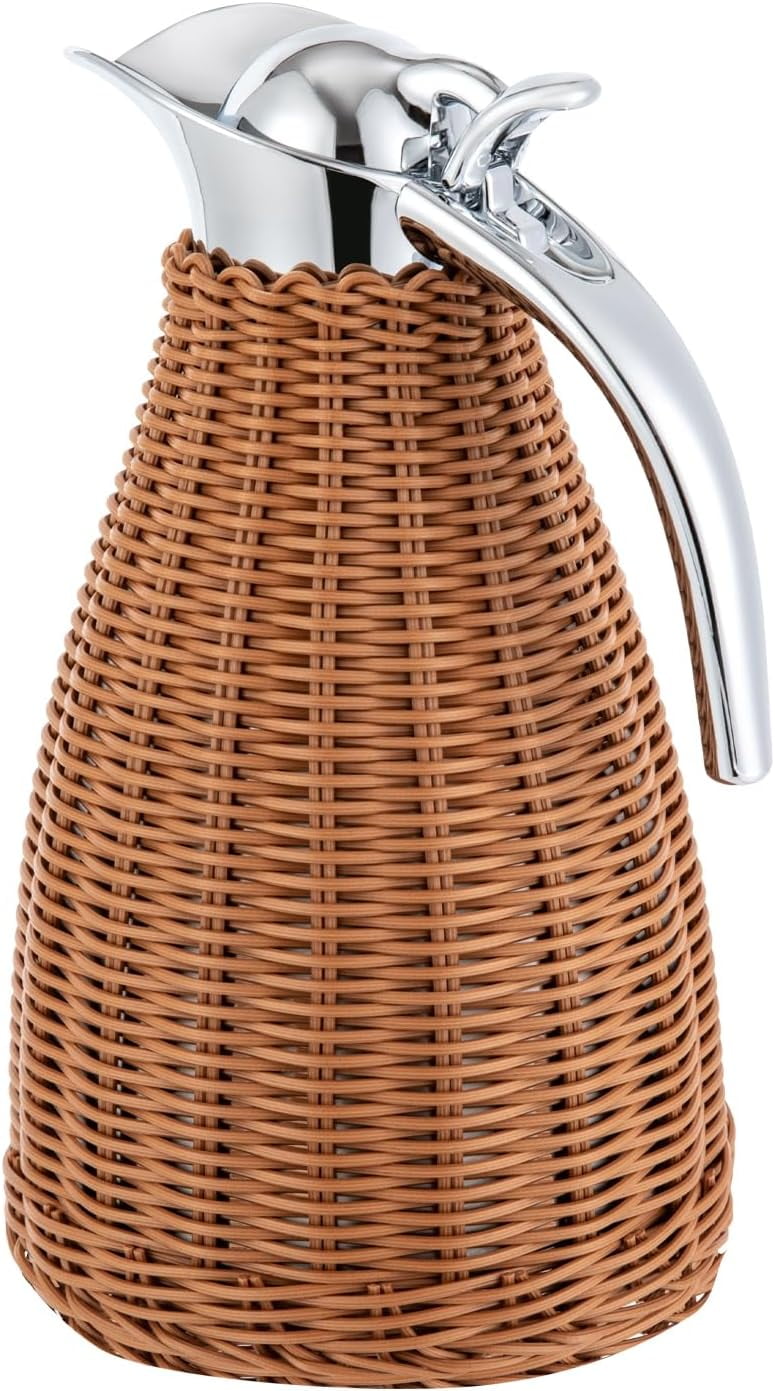 Stainless Steel Coffee Thermal Jug, Double Walled Vacuum Insualted Jug ...