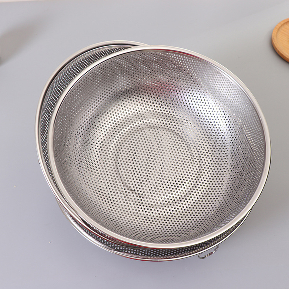 Stainless Steel Colander/Mesh Colander Strainer Basket - For Kitchen ...
