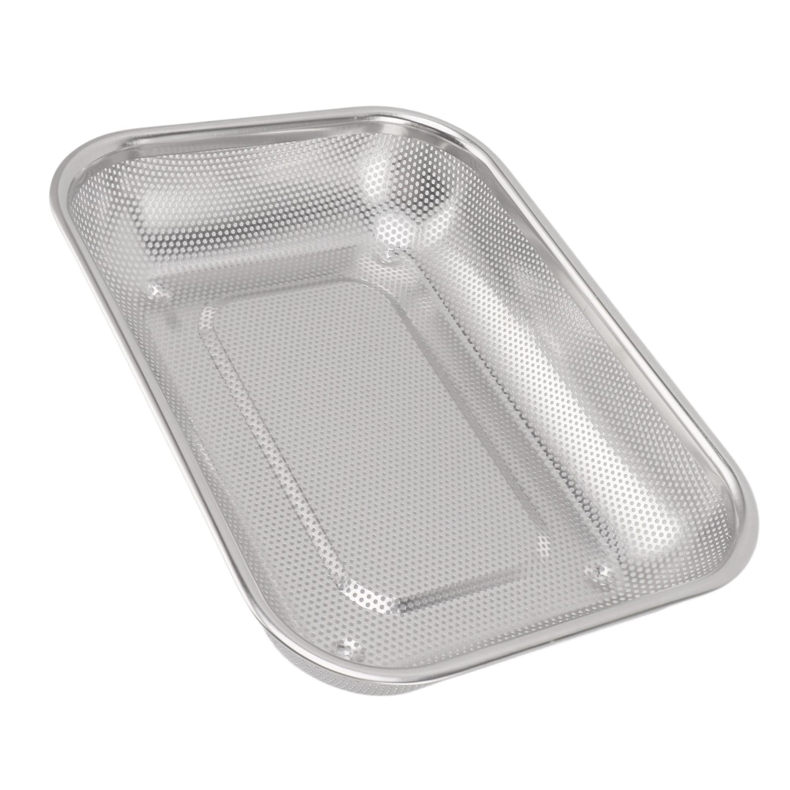 Stainless Steel Colander Strainer: Rectangular Mesh Basket For Quick ...
