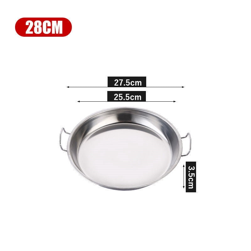 Stainless Steel Cold Noodle Making Dish Round Steamed Rice Serving Tray ...