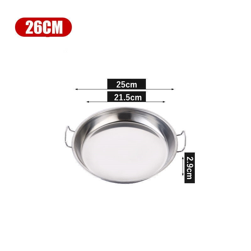 Stainless Steel Cold Noodle Making Dish Round Steamed Rice Serving Tray ...