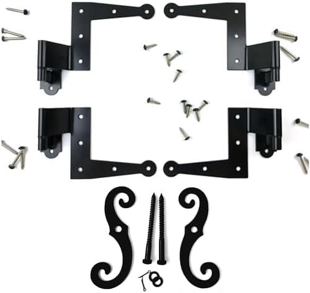 Stainless Steel Colonial Shutter Hardware (1 1/2" Offset) Complete ...