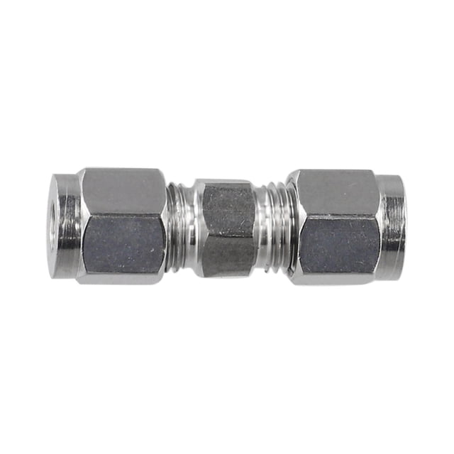 Stainless Steel Compression Tube Fitting Straight Connect Double ...