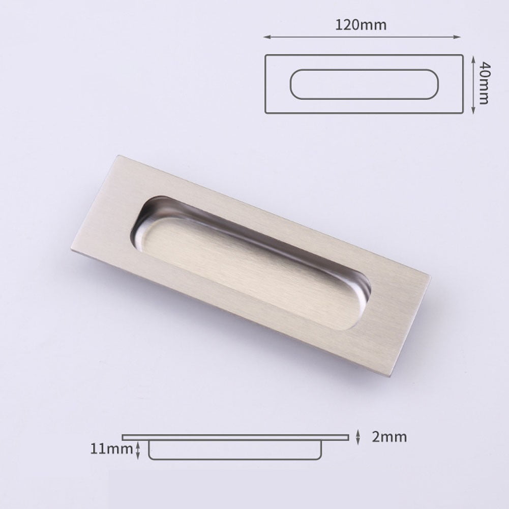 Stainless Steel Concealed Sliding Door Handle Embedded Door Handle ...