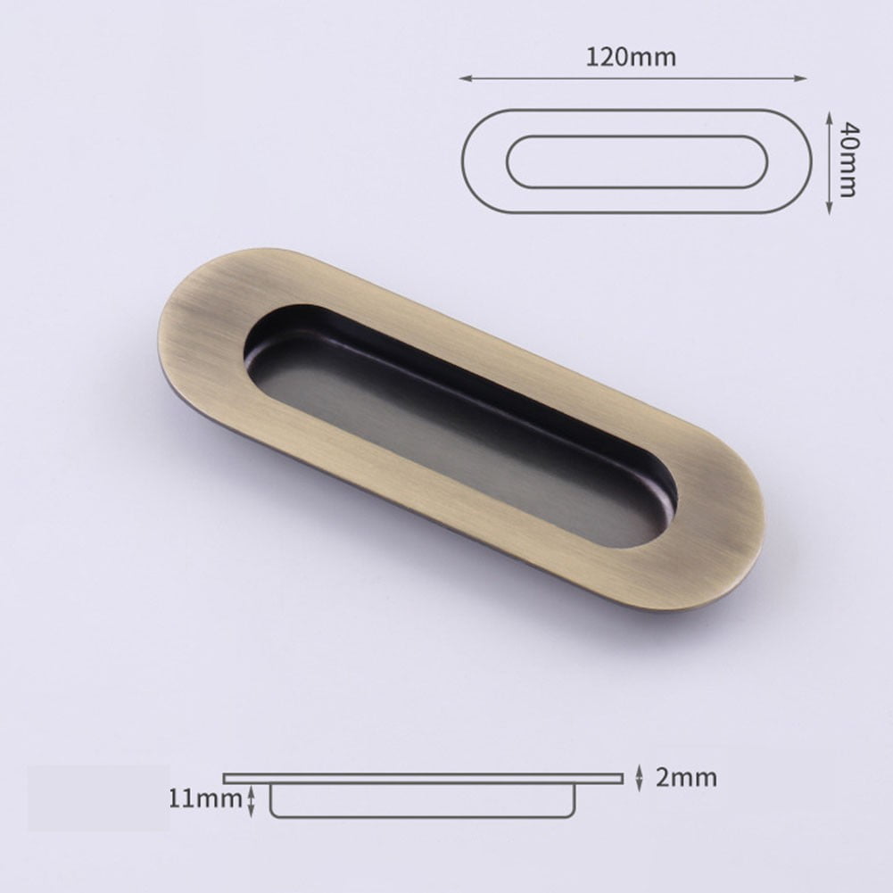 Stainless Steel Concealed Sliding Door Handle Embedded Door Handle ...
