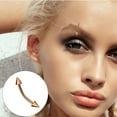 Stainless Steel Conical Bend Rod Pointed Eyebrow Nail Lip Nail Sex Nail