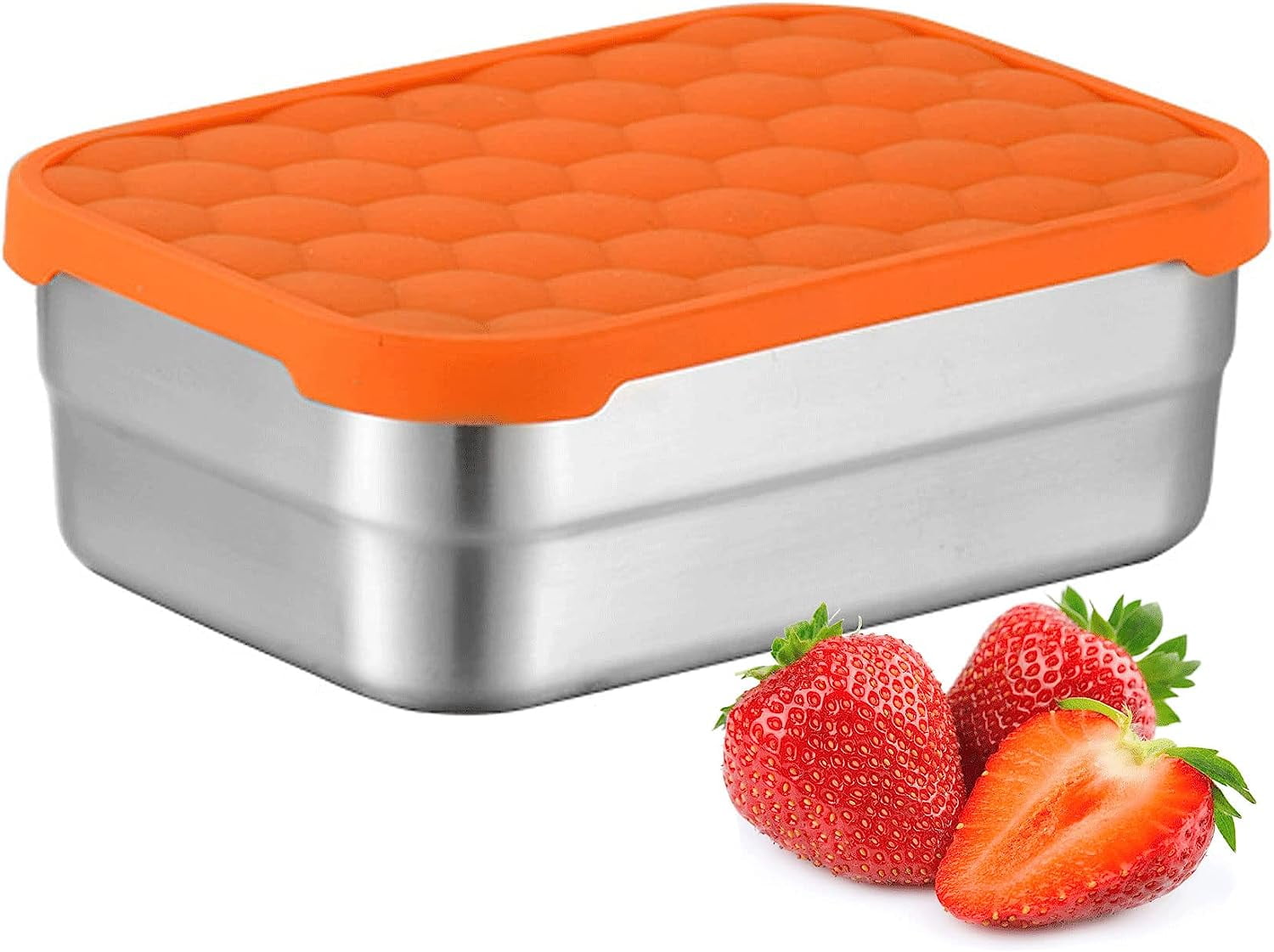 Stainless Steel Containers with Lids, Lunch Box Container with Leak ...