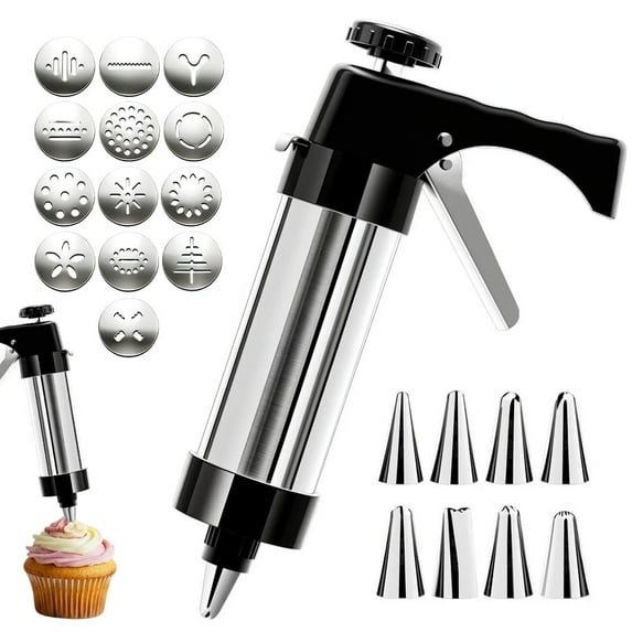 Stainless Steel Cookies Press, 2026 New Cookies Press for Baking,Cookie ...