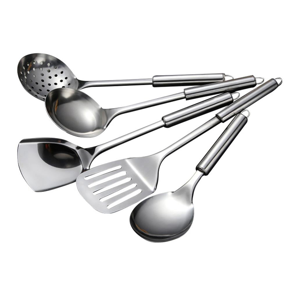 Stainless Steel Cookware Set Kitchen Utensil Bundle Cooking Spoon ...