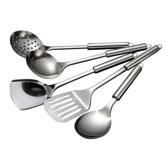 Stainless Steel Cookware Set Kitchen Utensil Bundle Cooking Spoon ...