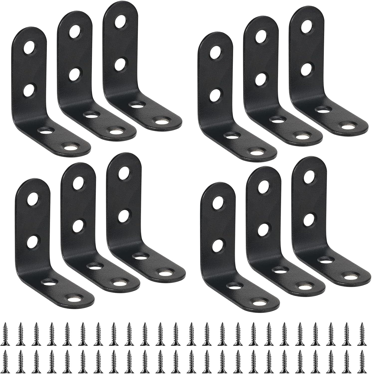 Stainless Steel Corner Braces, Heavy Duty L Brackets for Furniture ...