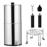 Stainless Steel Countertop Filter System, 2.25G Capacity, Includes 2 ...