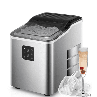 Frigidaire Ice Maker Machine Heavy Duty, (EFIC103)Large Stainless Steel ...