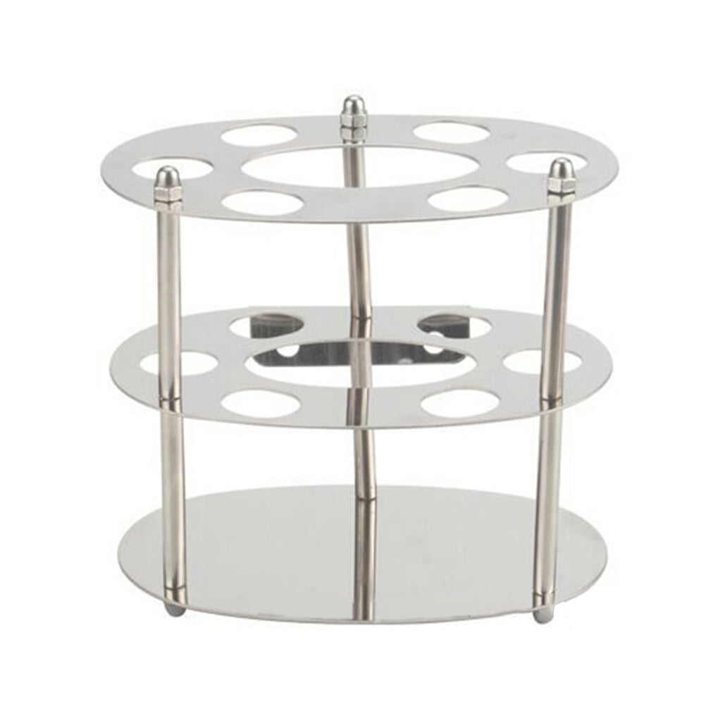 Stainless Steel Countertop/Wall Mount Circle Toothbrush Holder Stand ...