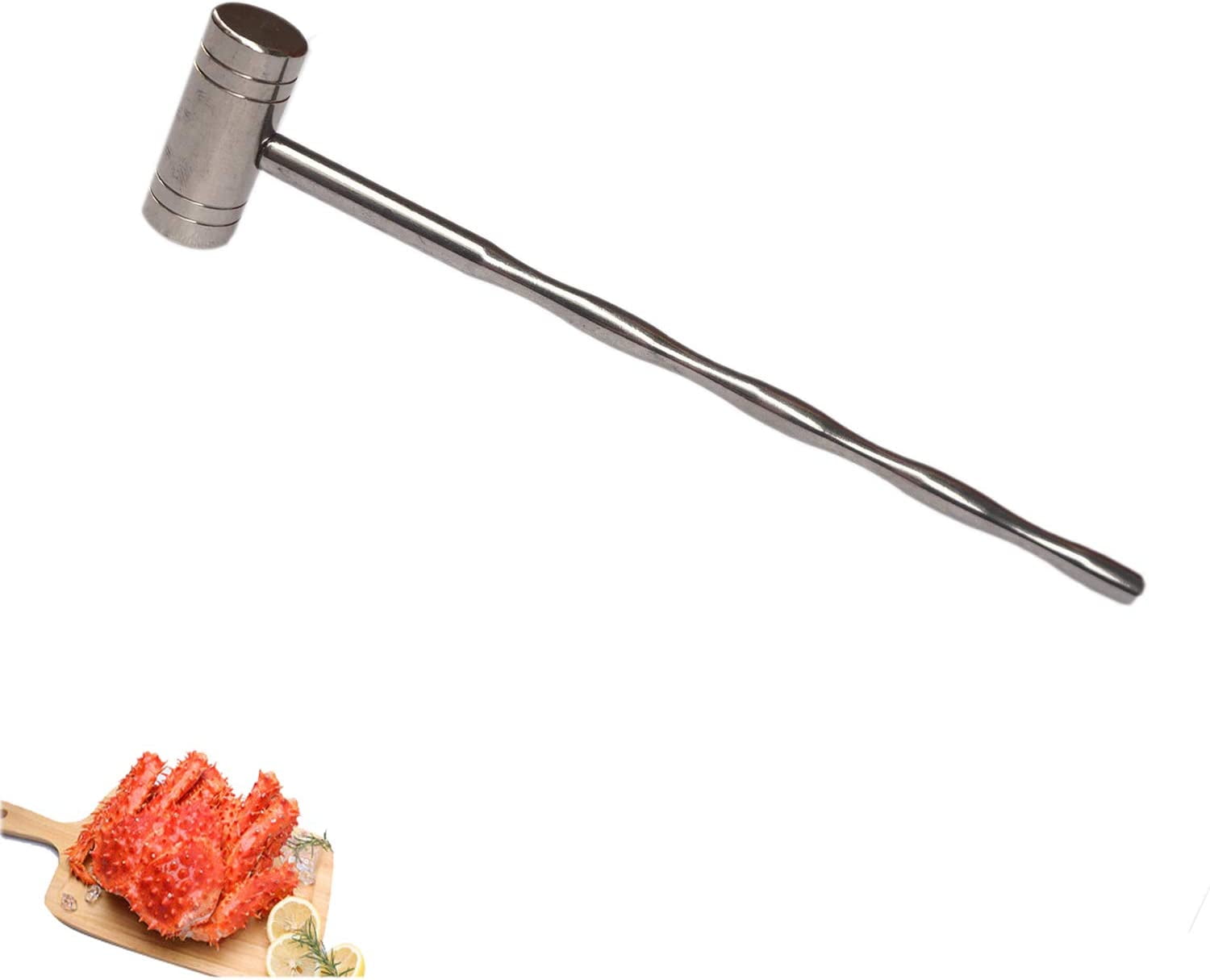 Stainless Steel Crab mallet, Mini Crab Lobster Hammer, Soild Seafood ...