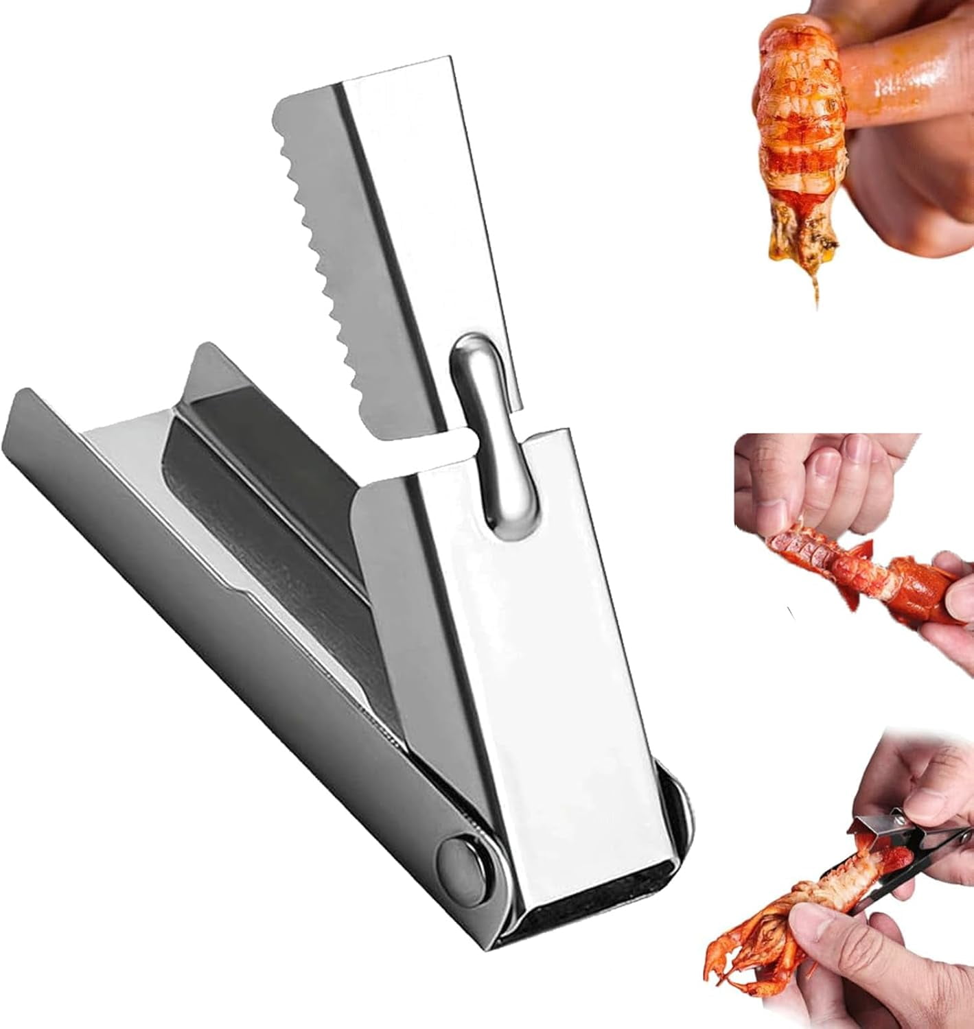 Stainless Steel Crawfish Peeler Tool, Crawfish Tail Remover Tool ...