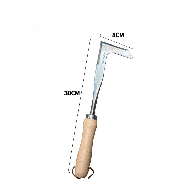 Stainless Steel Crevice Weeding Tool L-Shaped Multi-Purpose Garden Hand ...