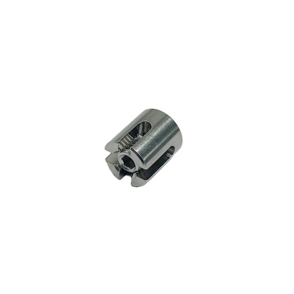Stainless Steel Cross Cable Clamps for 1/4" Rope Wire Cables Railing ...
