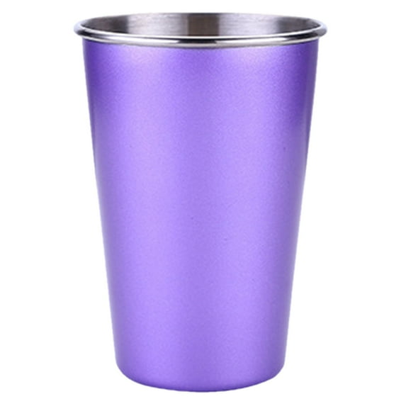 Stainless Steel Cups Metal Drinking Tumblers Unbreakable Lightweight ...
