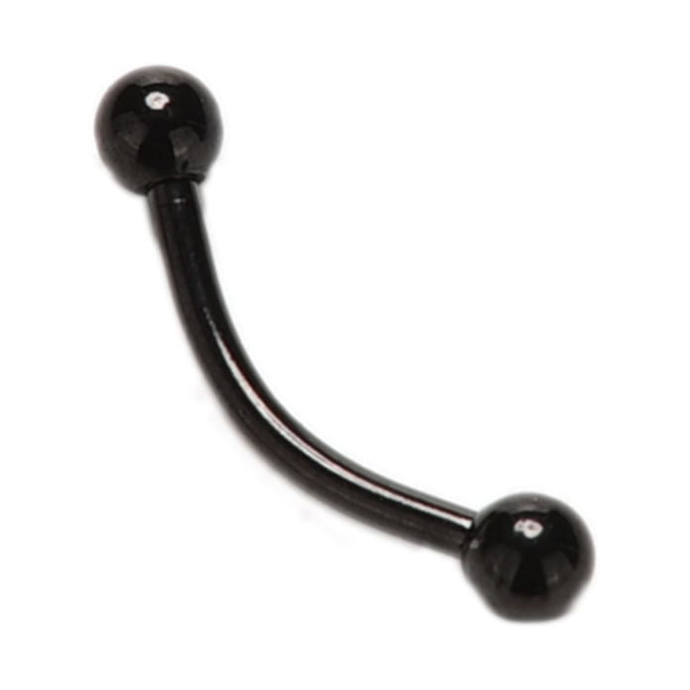 Stainless Steel Curved Barbell Ball Eyebrow Ring Eyebrow Piercing Body ...