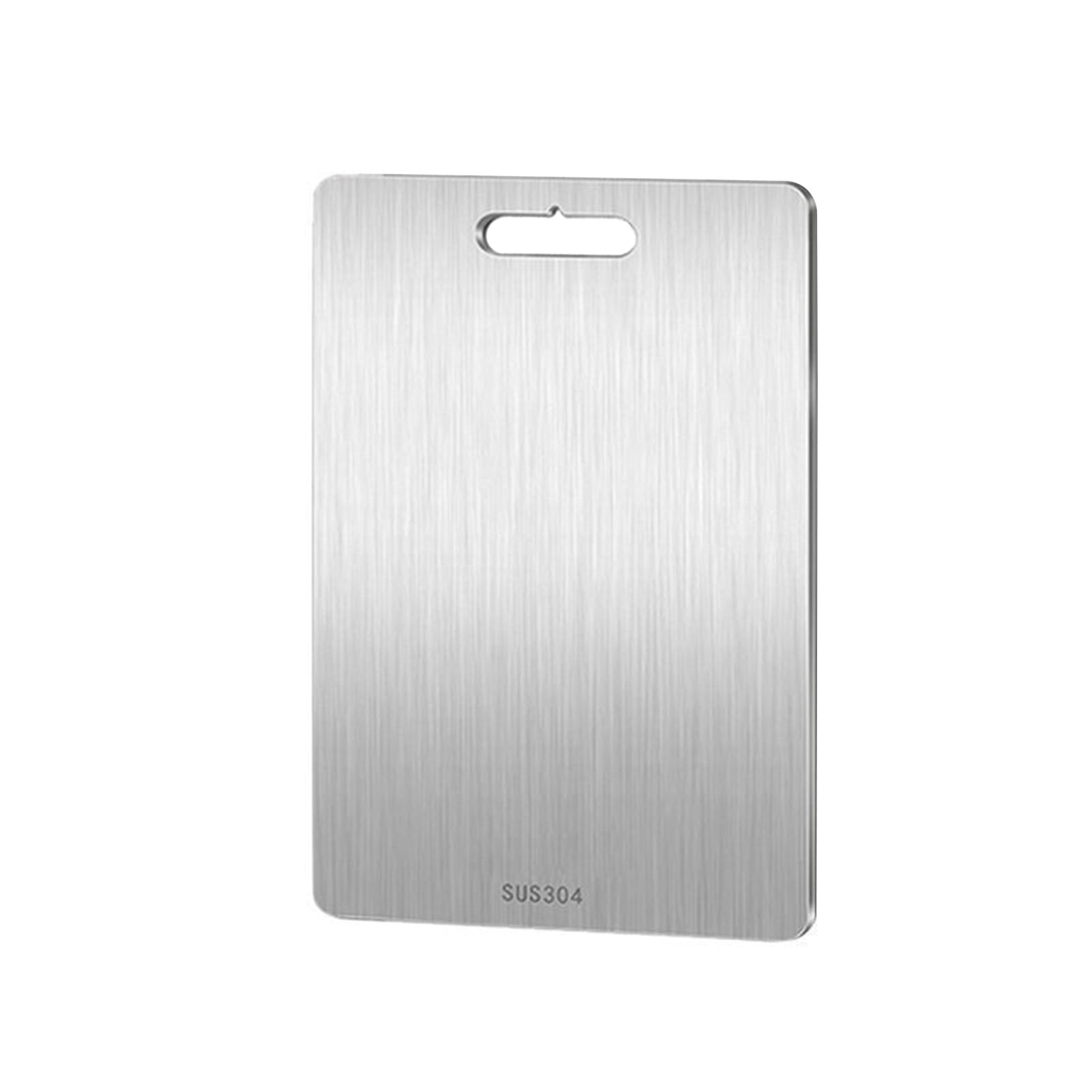 Stainless Steel Cutting Board Double Sided Chopping Board for Kitchen ...