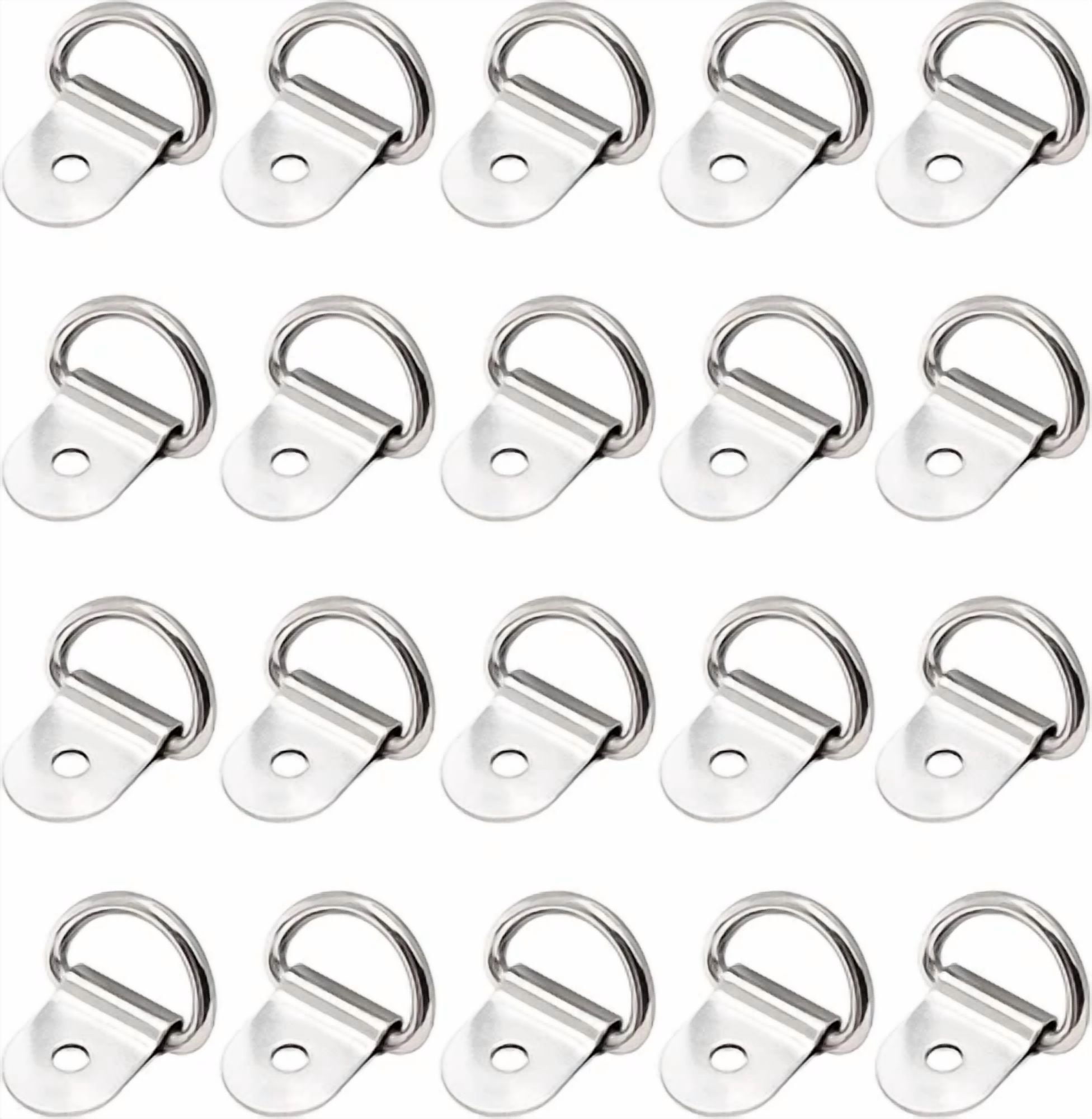 Stainless Steel D Shape Tie down Anchors, D Rings Anchor Lashing Rings ...