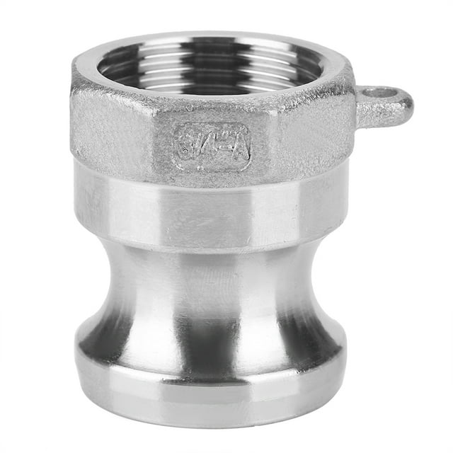 Stainless Steel DN20 3/4" A Trash Pump Adapter Male Camlock Fitting with Female Pipe Threads ...