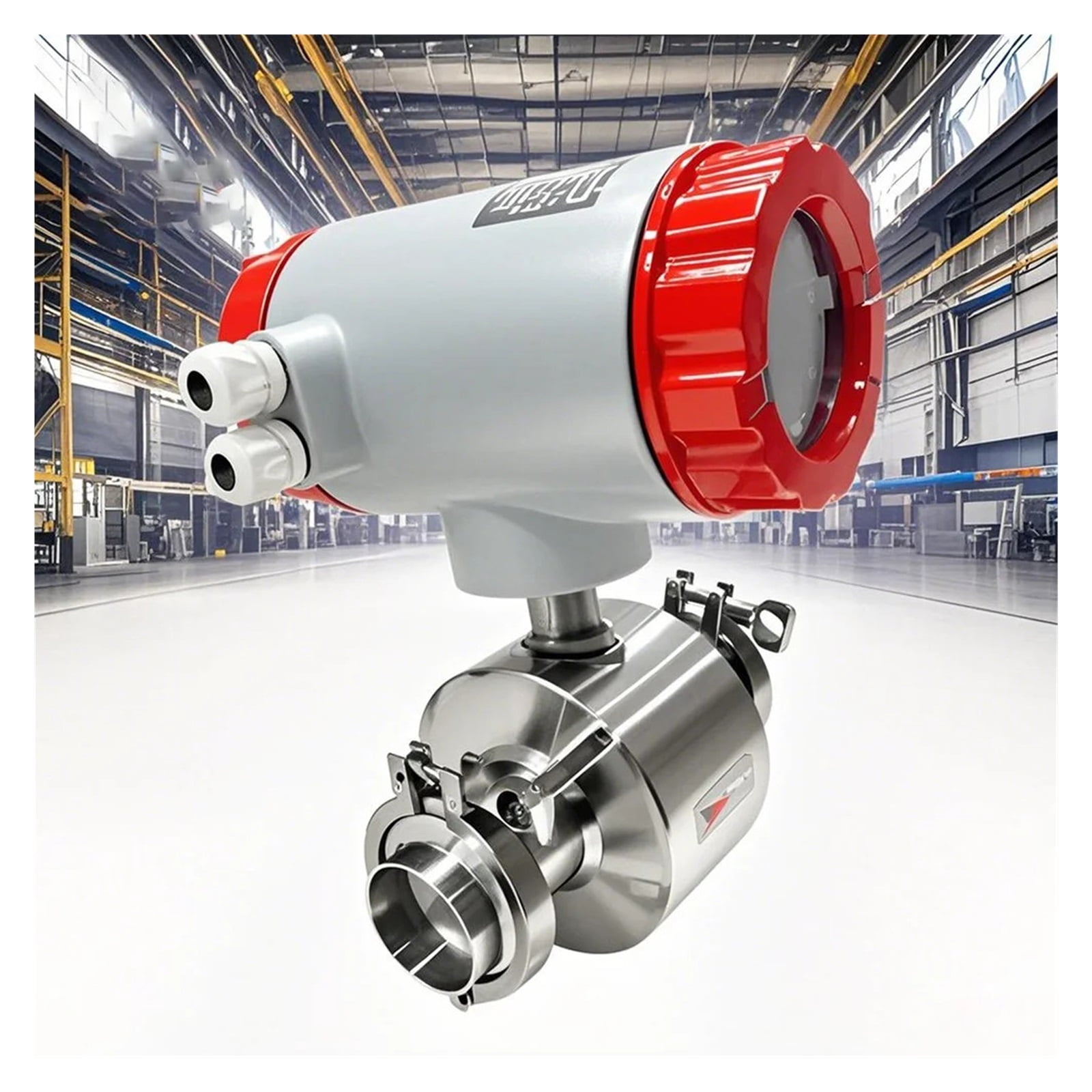 Stainless Steel DN50 Flow Display Clamp Connection Pulse ...