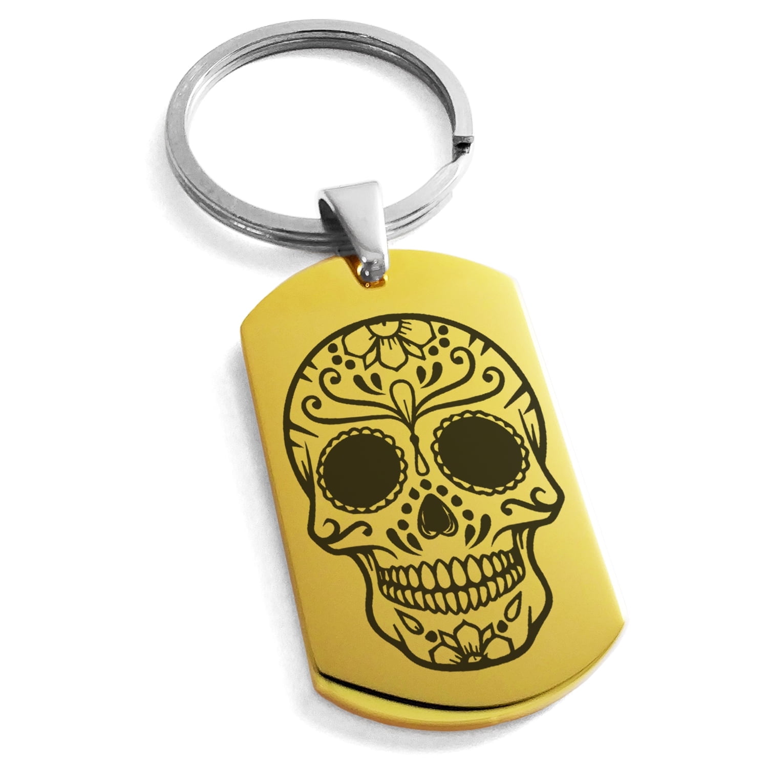 Tioneer Stainless Steel Day of the Dead Calaveras Mischievous Skull ...