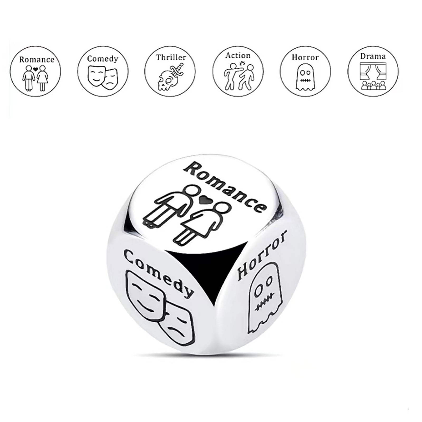 Stainless Steel Decision Dice For Couples - Romantic Date Night ...